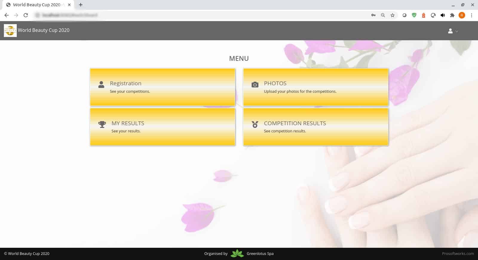 Specially designed judging software for the World Beauty Cup